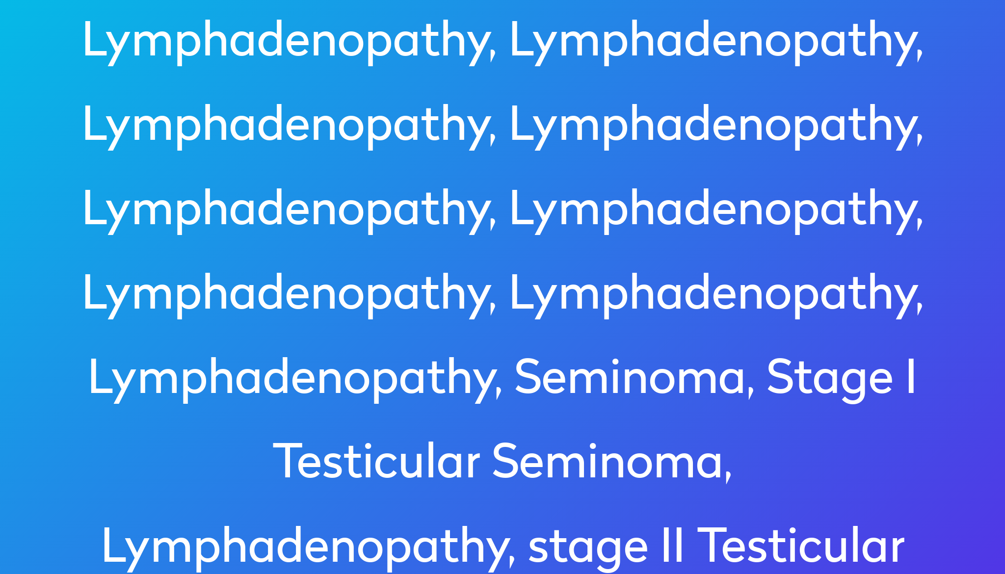 Retroperitoneal Lymph Node Dissection For Lymphadenopathy Clinical